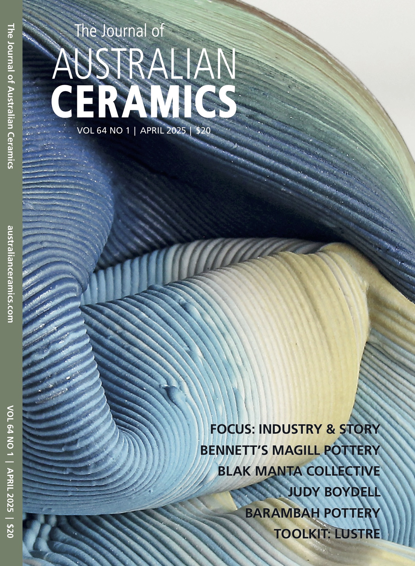 The Journal of Australian Ceramics. Discover ceramics.