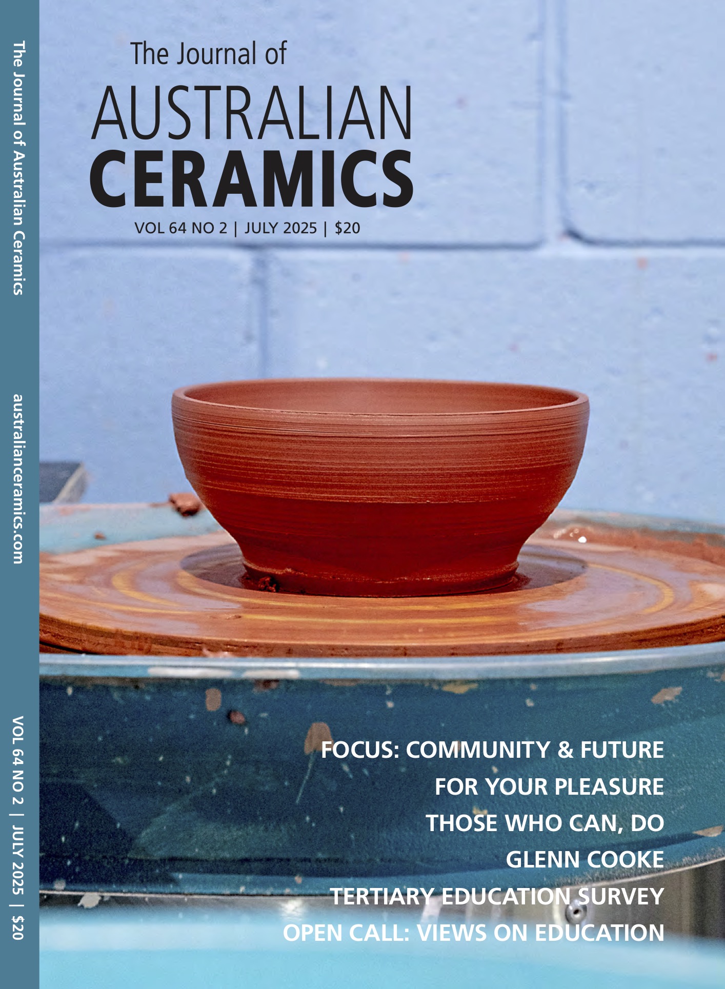 The Journal of Australian Ceramics. Discover ceramics.